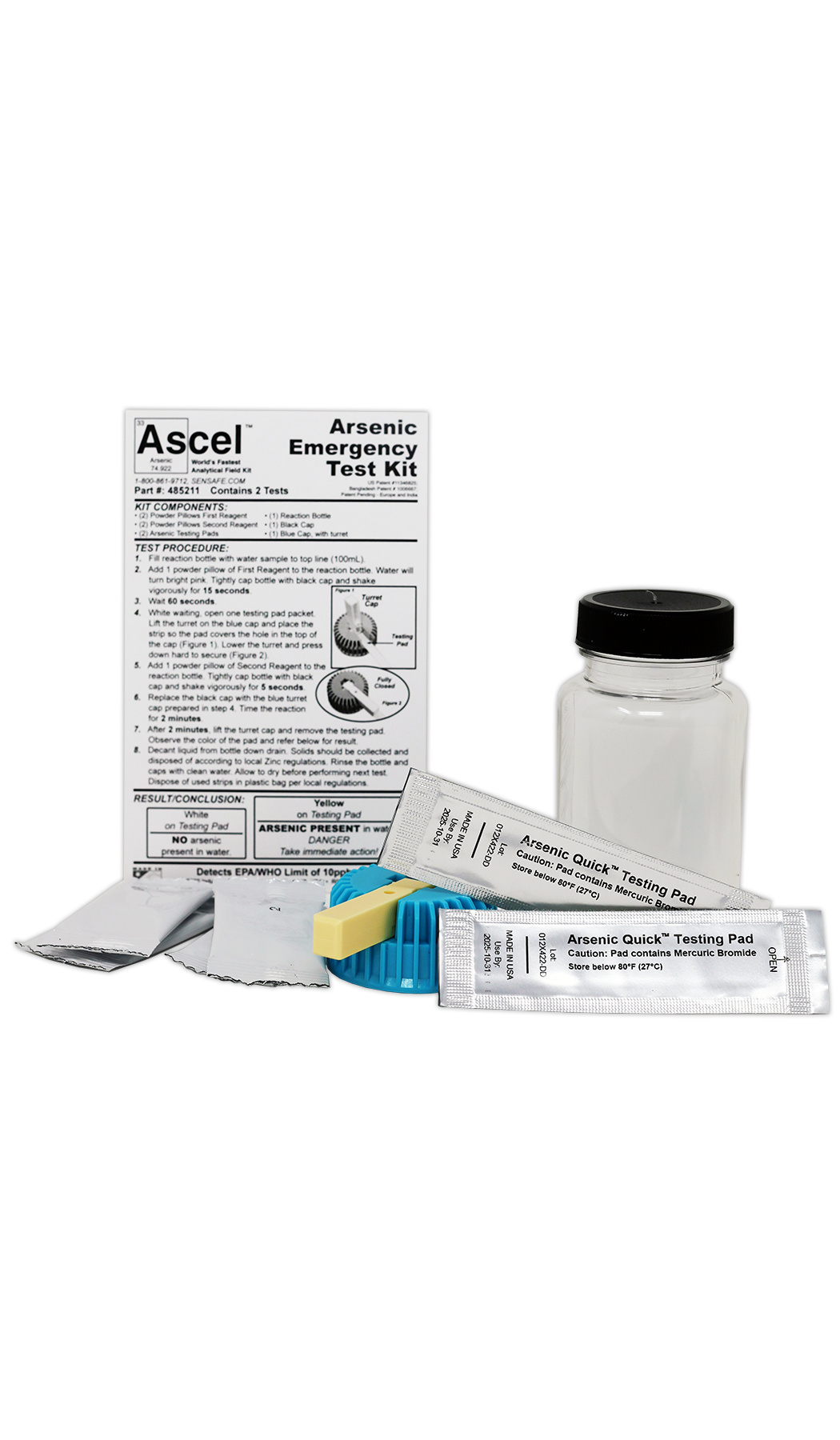 Ascel® Arsenic Emergency Response Test Kit — ITS Europe